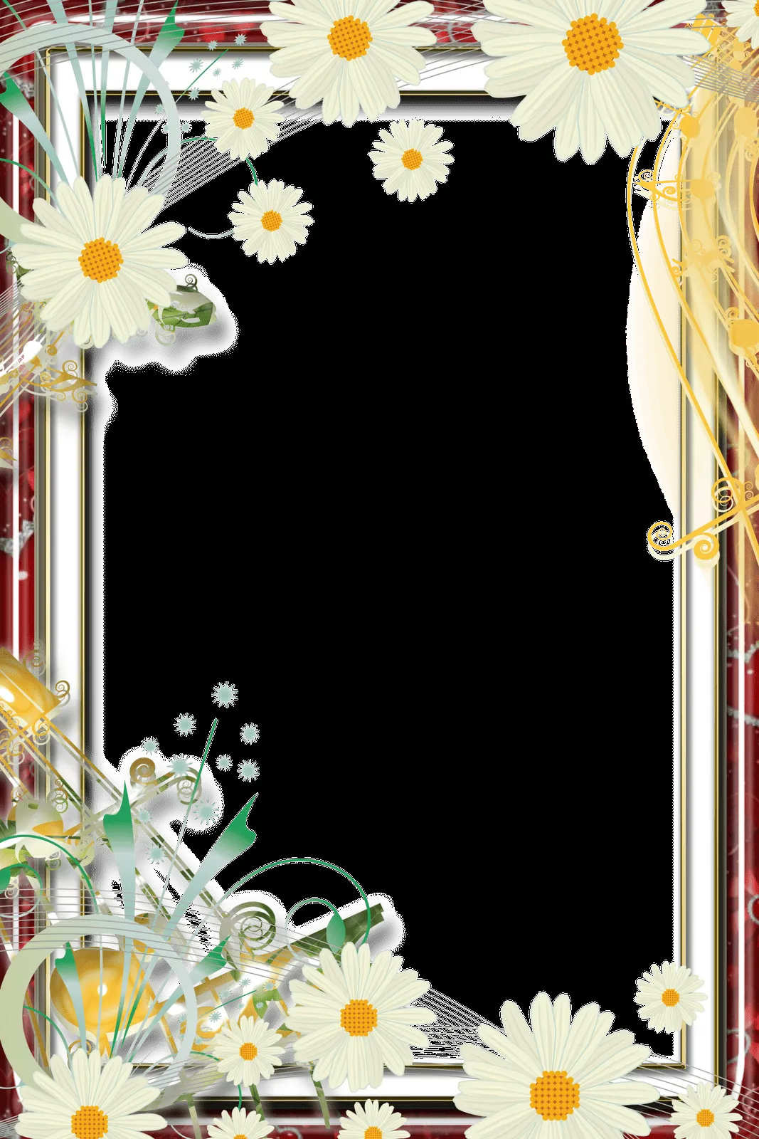 Frames de flores - Imagui