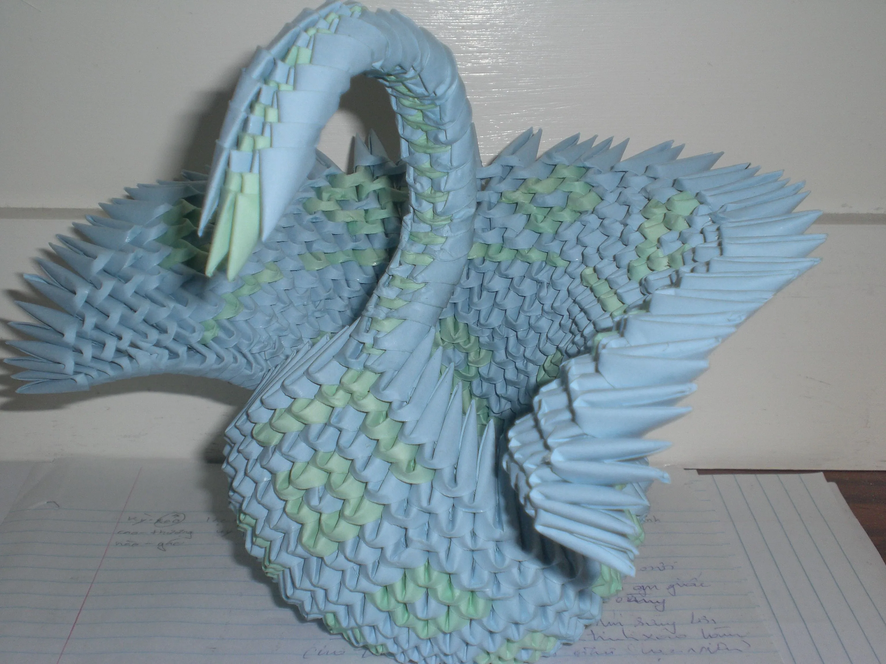 Peacock origami - Imagui