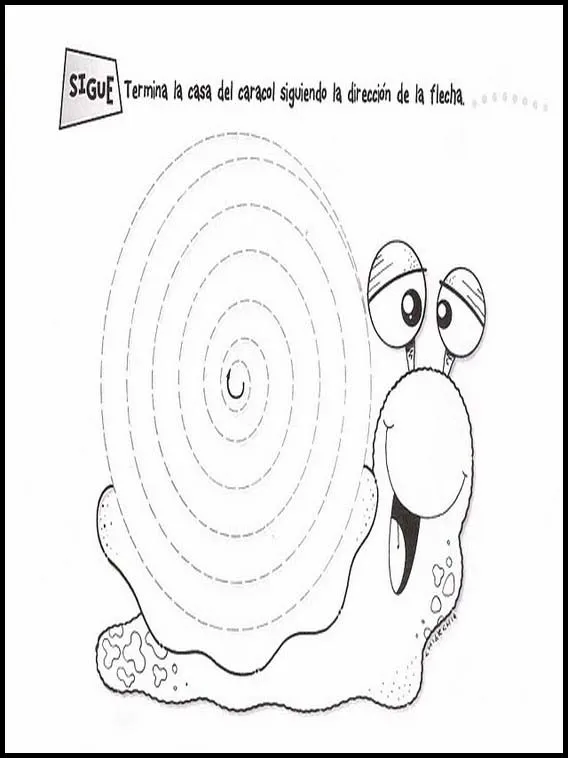 Ejercicios de grafomotricidad preescolar - Imagui