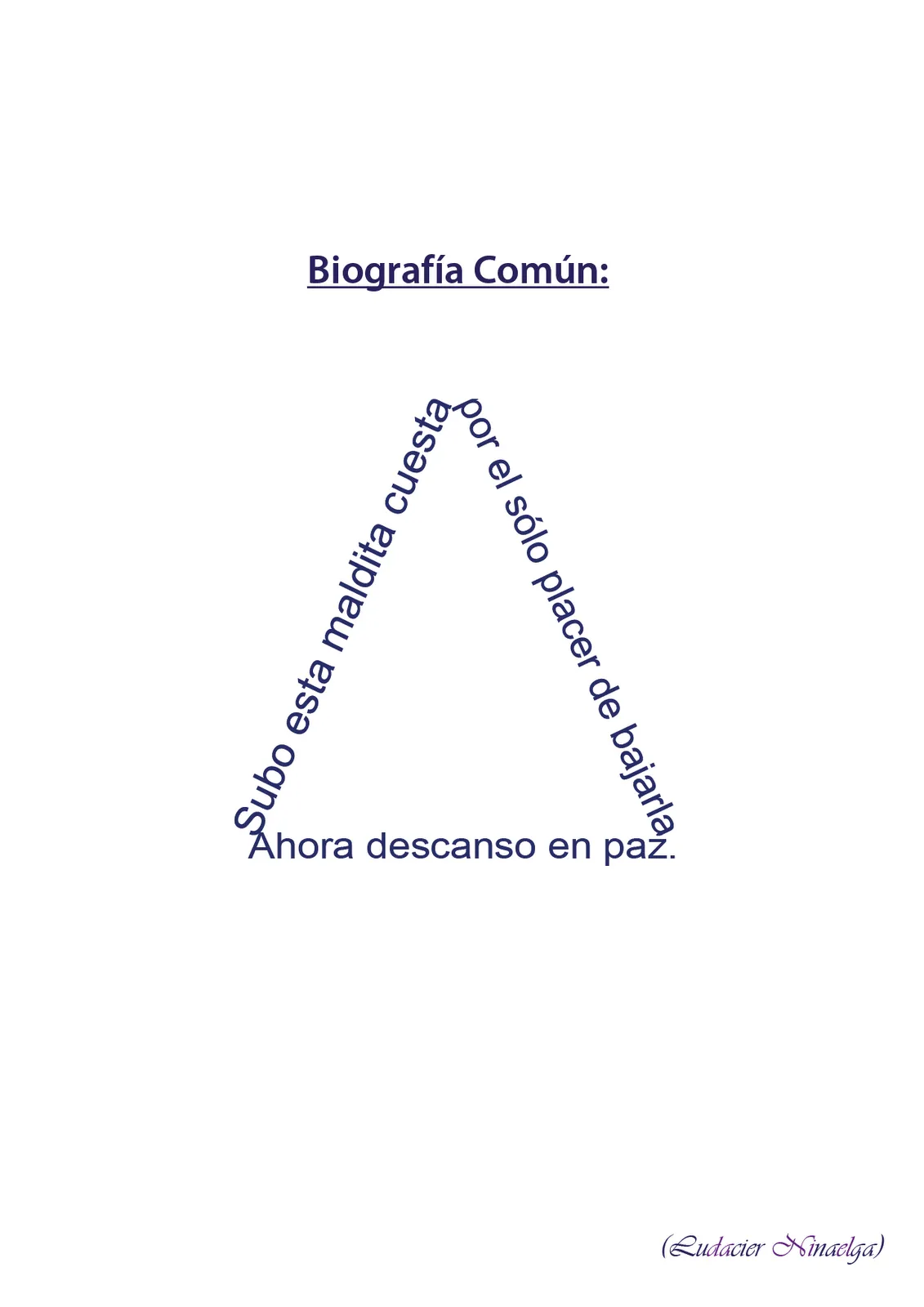 Caligramas pequeños - Imagui