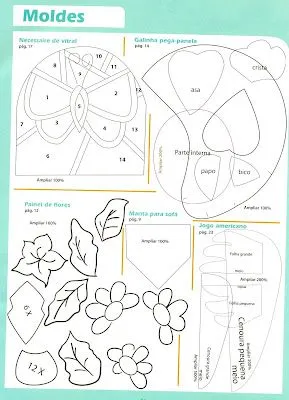 Moldes de patchwork - Imagui