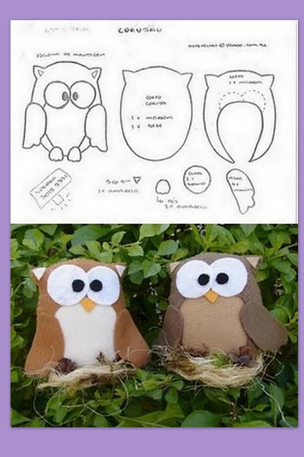 Búhos patchwork patrones - Imagui