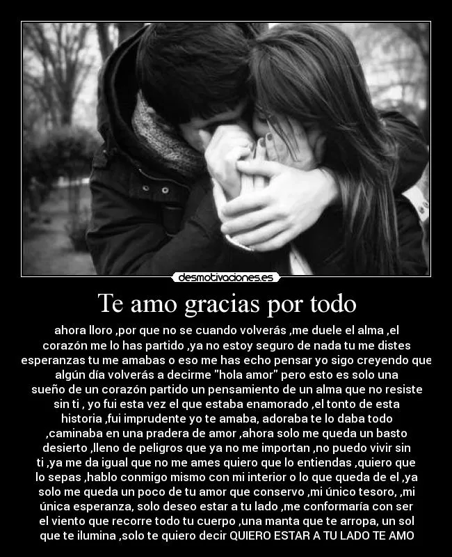 Te amo gracias por todo - Imagui Te amo gracias por todo - Imagui