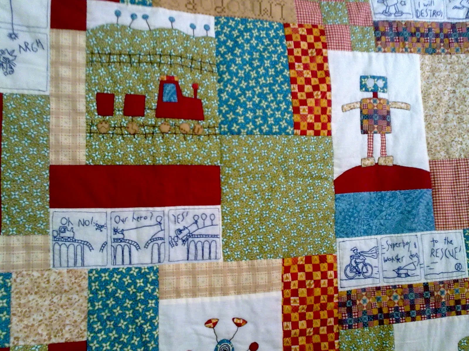 Colcha infantil de patchwork - Imagui