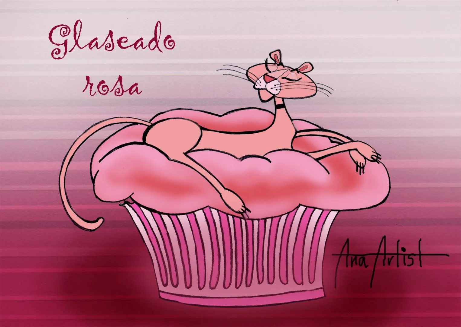 Cabeza de la pantera rosa - Imagui