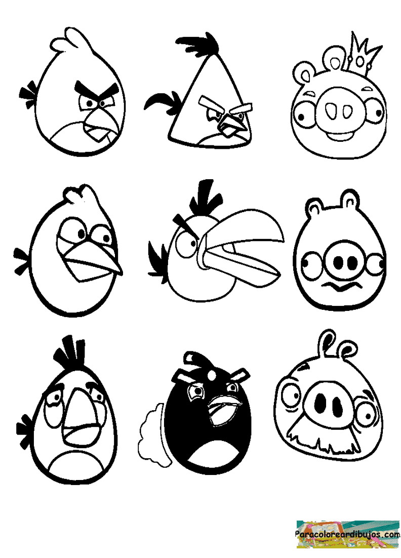 Imagenes angry birds para imprimir - Imagui
