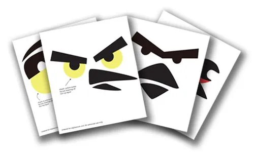 Plantillas de los Angry Birds - Imagui