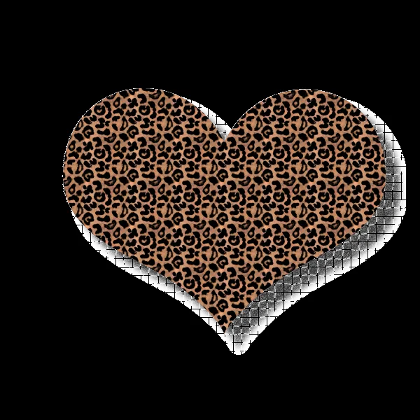 Corazones de Animal Print - Imagui