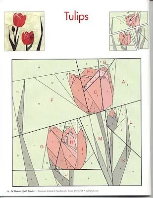 Patrones flores patchwork - Imagui