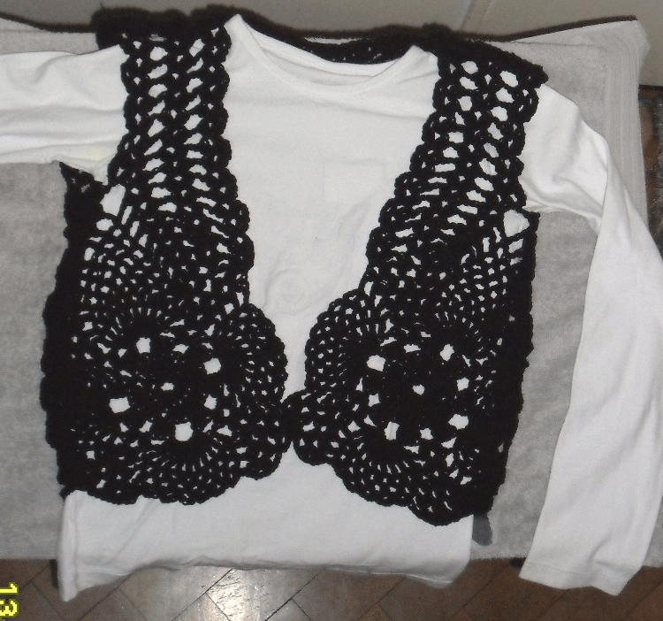 Como tejer al crochet un chaleco - Imagui