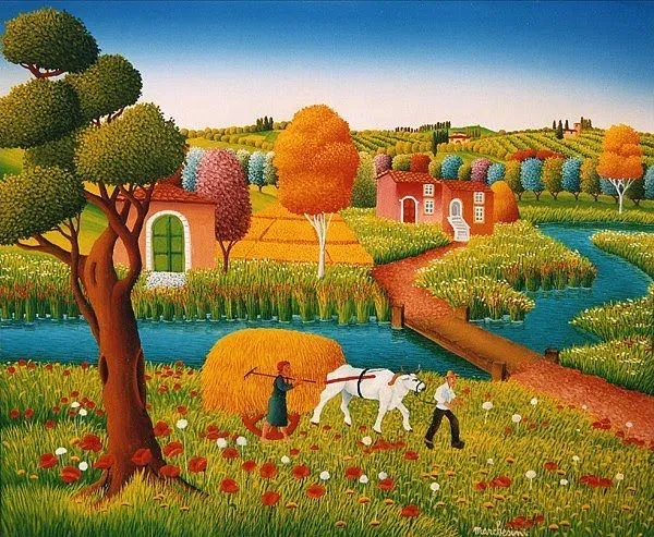 Arte naif para colorear - 7 fotos e imágenes gratis - Imagui