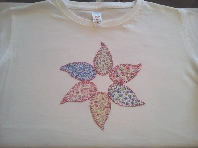 Camisetas patchwork flores - Imagui