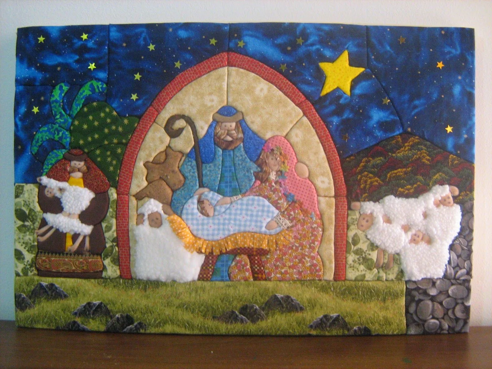 Pesebres en patchwork sin aguja - Imagui