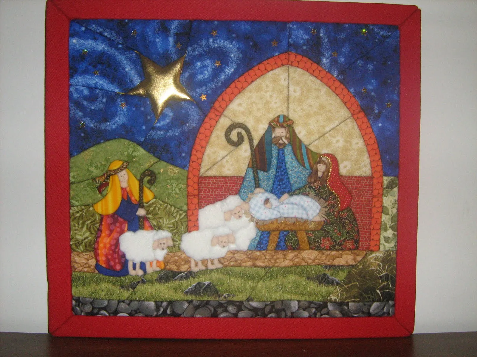 Pesebres en patchwork sin aguja - Imagui