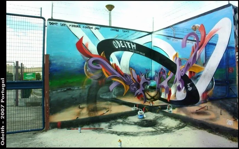 Imagenes 3D de graffitis - Imagui