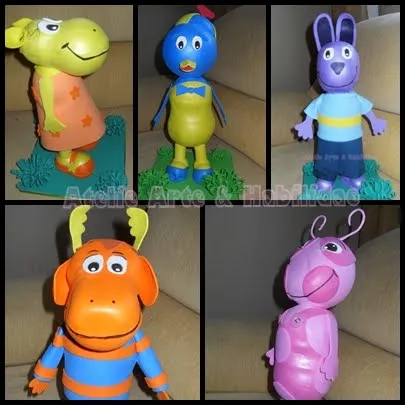 Fofuchas 3D Backyardigans - Imagui