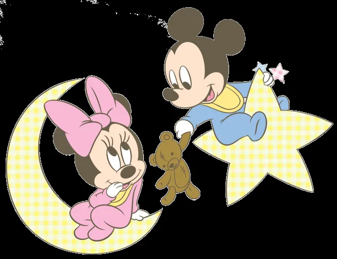 Dibujos de miki maus y mini de bebés - Imagui