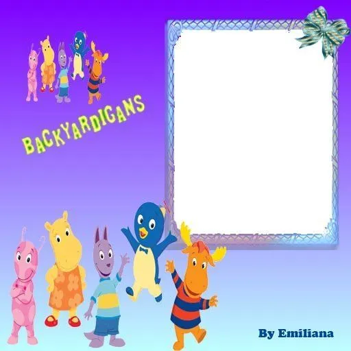 Marco de fotos de los Backyardigans - Imagui