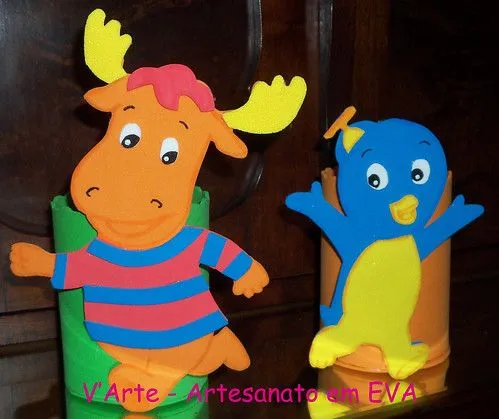 Moldes de los Backyardigans para sorpresa en fomy - Imagui