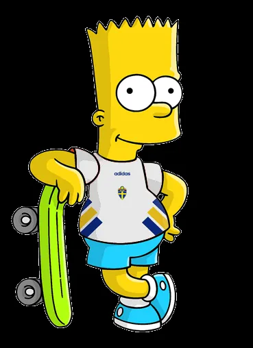 Bart Simpson jugando al futbol - Imagui