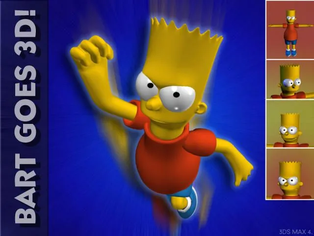 Los Simpson imagenes 3D - Imagui