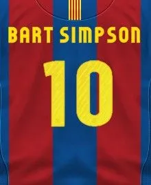 Bart simpson barcelona - Imagui