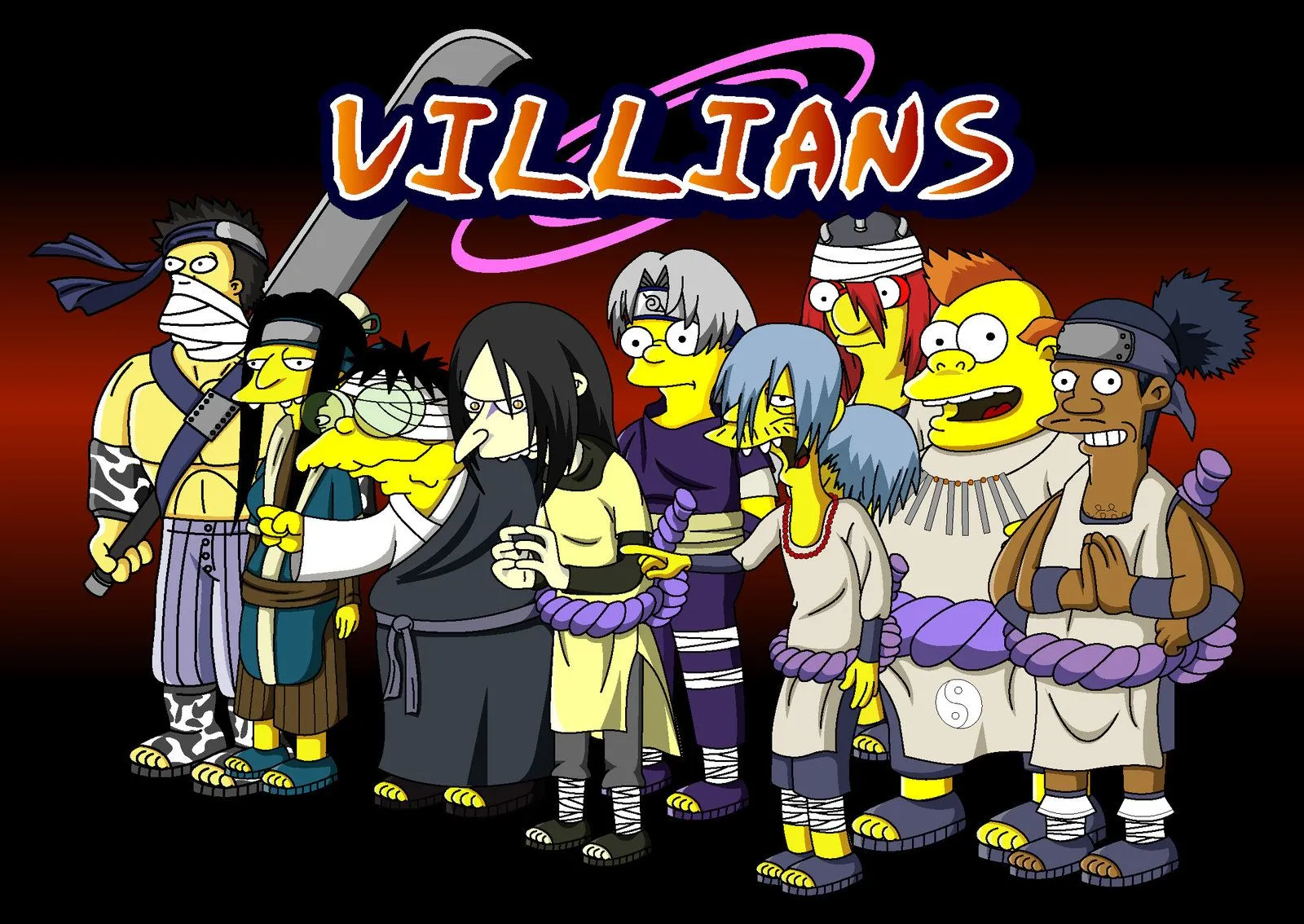 Os Simpsons akatsuki - Imagui