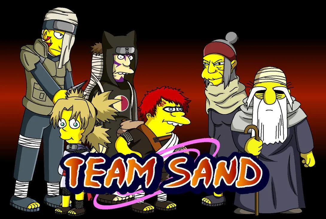 Imágenes de los akatsuki en los Simpsons - Imagui