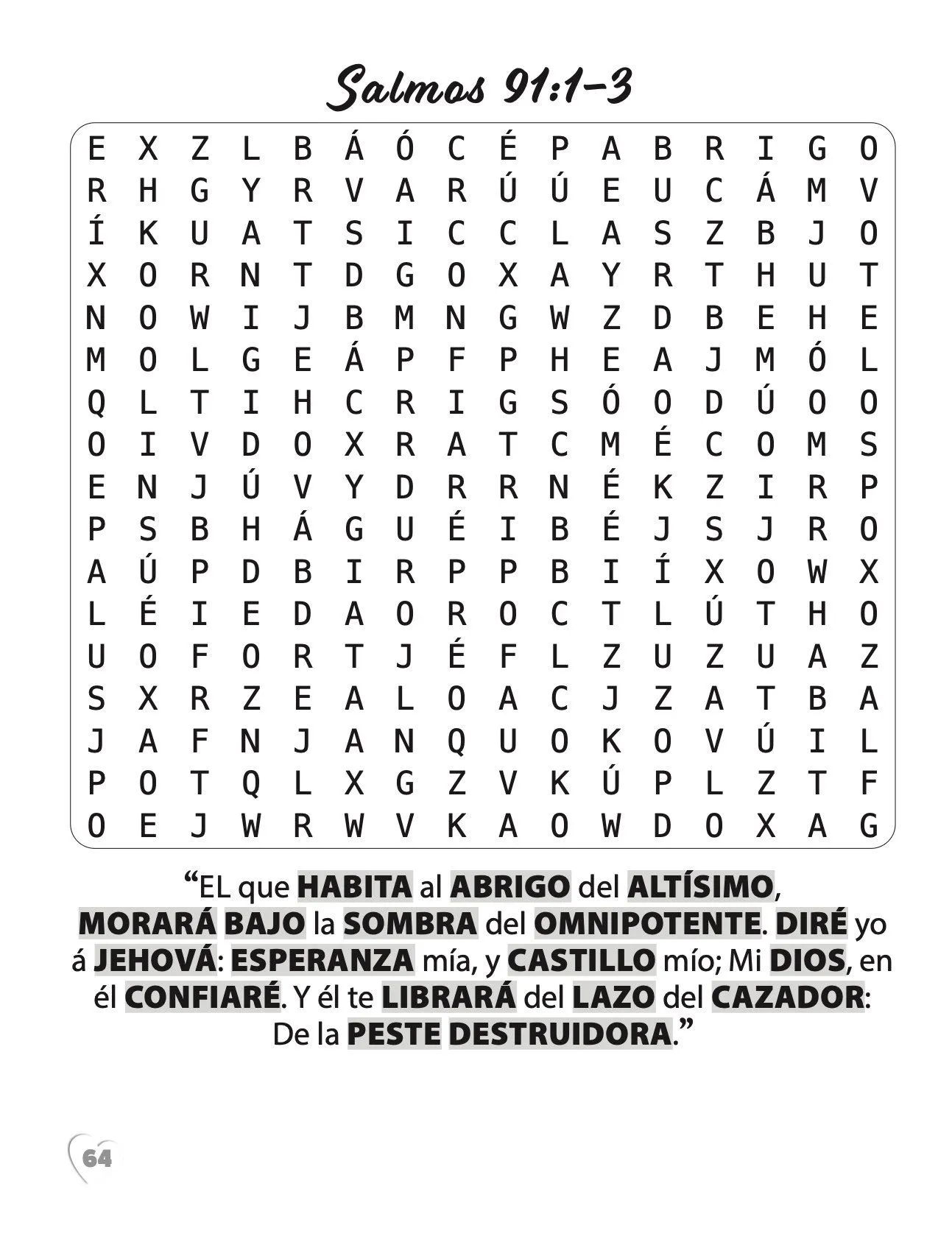 Sopas De Letras De La Biblia Para Imprimir Imagui