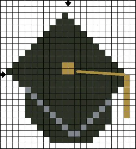 Birrete en punto de cruz - Imagui