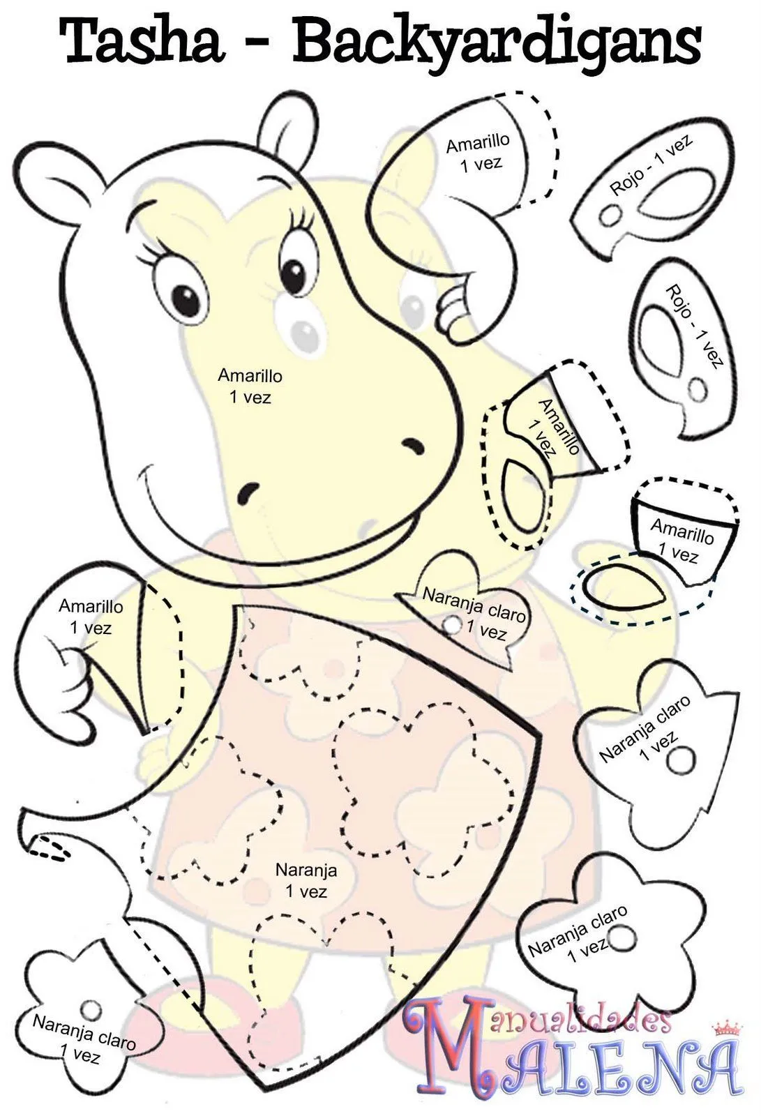 Moldes de backyardigans en foami - Imagui