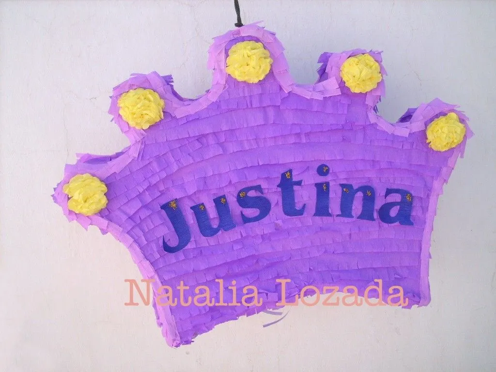 Piñatas de coronas - Imagui