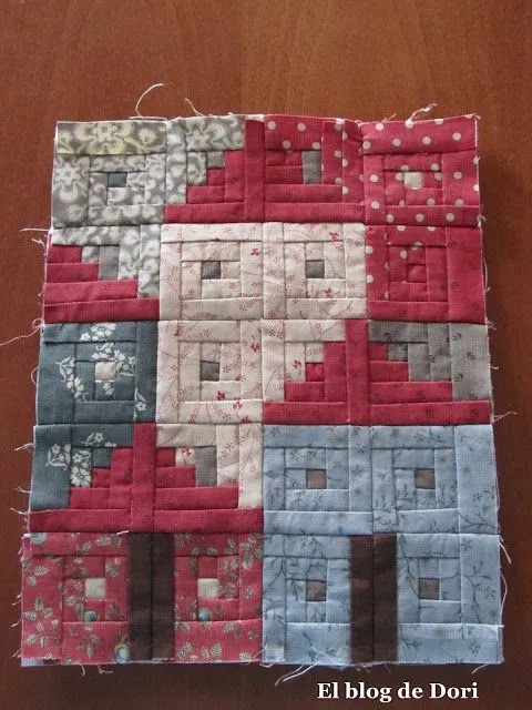 Gallina patchwork log cabin - Imagui