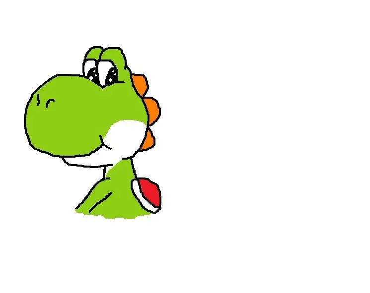 Como dibujar a yoshi paso a paso - Imagui