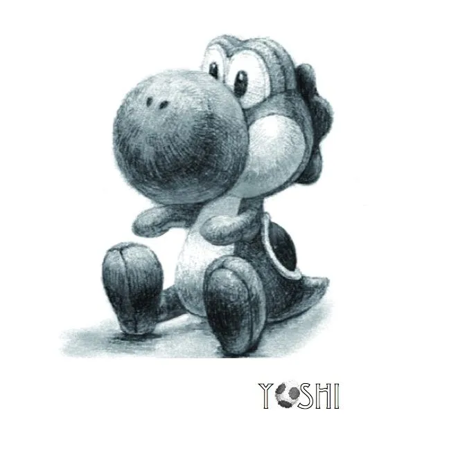 Yoshi bebé para colorear - Imagui