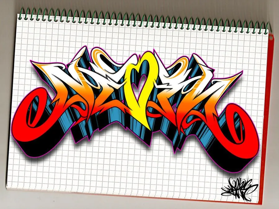 Graffitis bocetos - Imagui