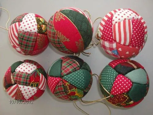 Bolas en patchwork - Imagui