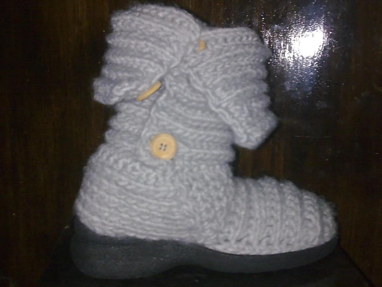 Botas tejidas al crochet - Imagui