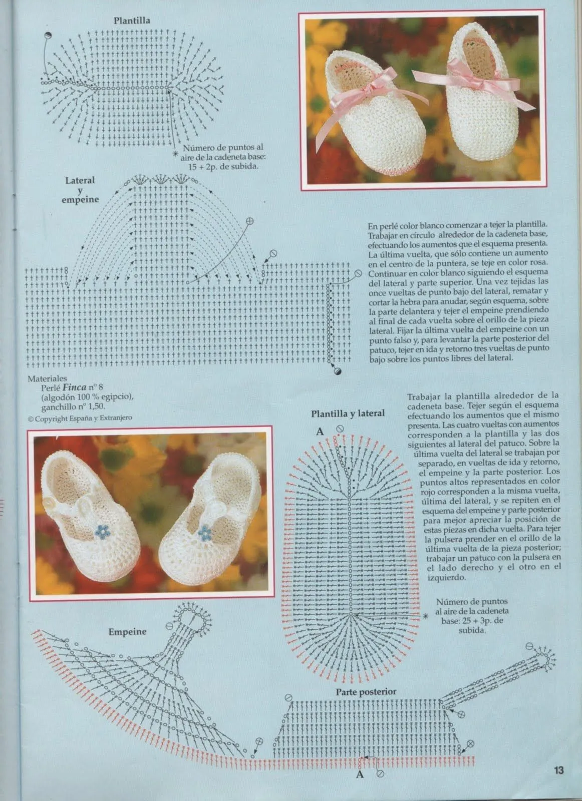 Patucos ganchillo patrones - Imagui