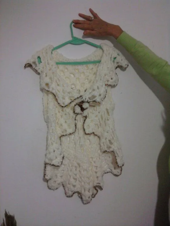 Chaleco redondo al crochet paso a paso - Imagui