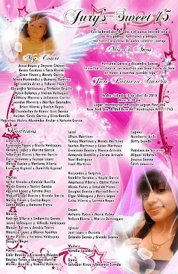 Fotos de pergaminos para 15 años - Imagui