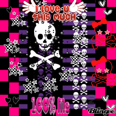 Calaveras emo gif - Imagui