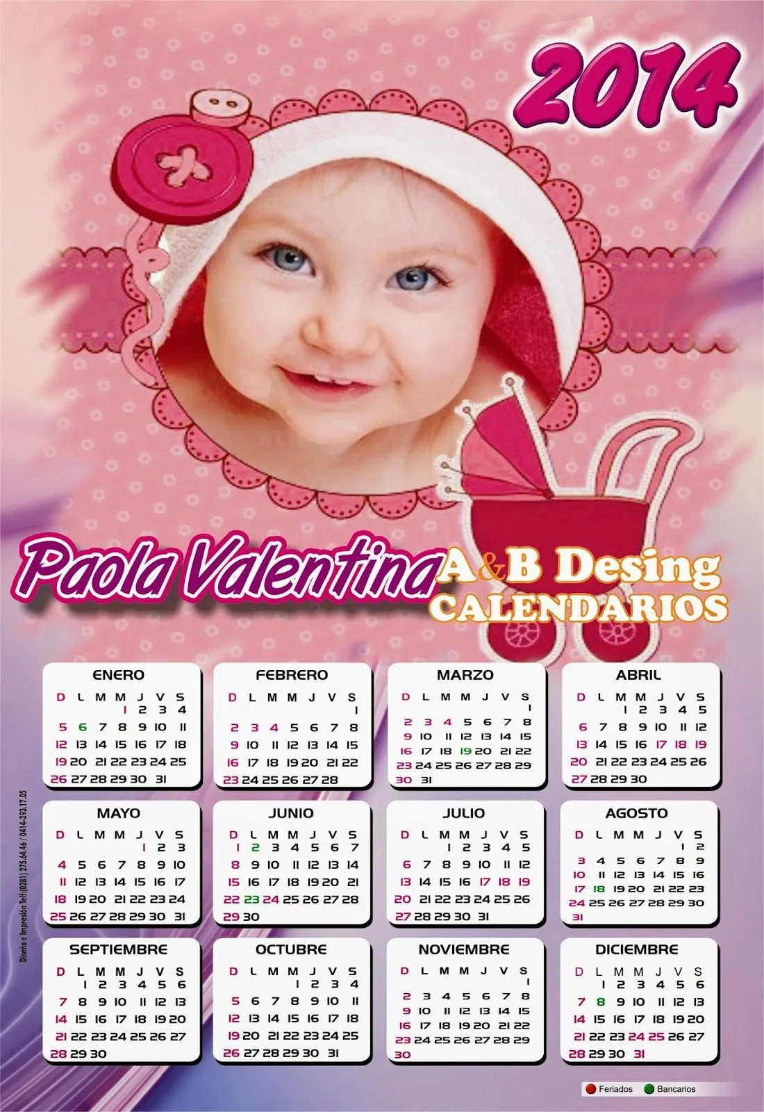 Calendarios de bebés - Imagui