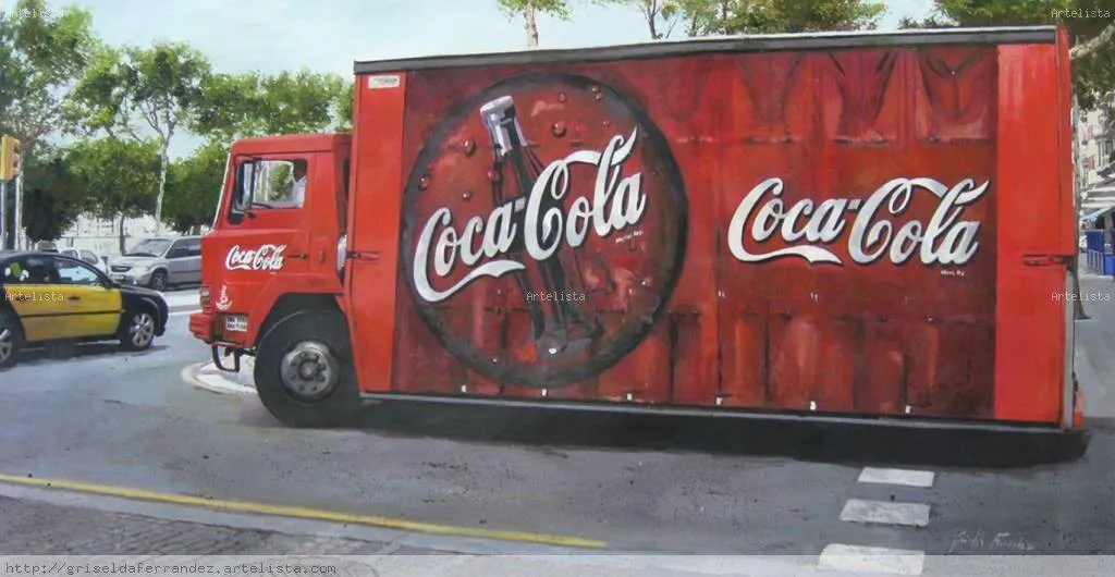 Dibujo camion de coca cola - Imagui