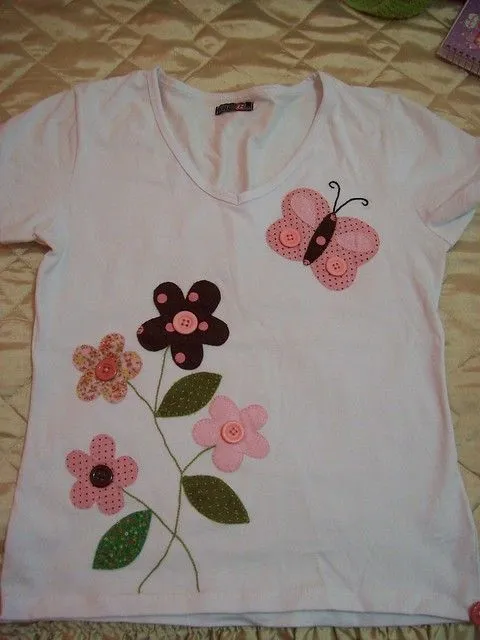 Camisetas bordadas patchwork - Imagui