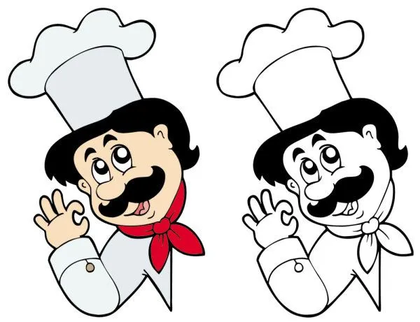 Imágenes cocineros caricatura - Imagui