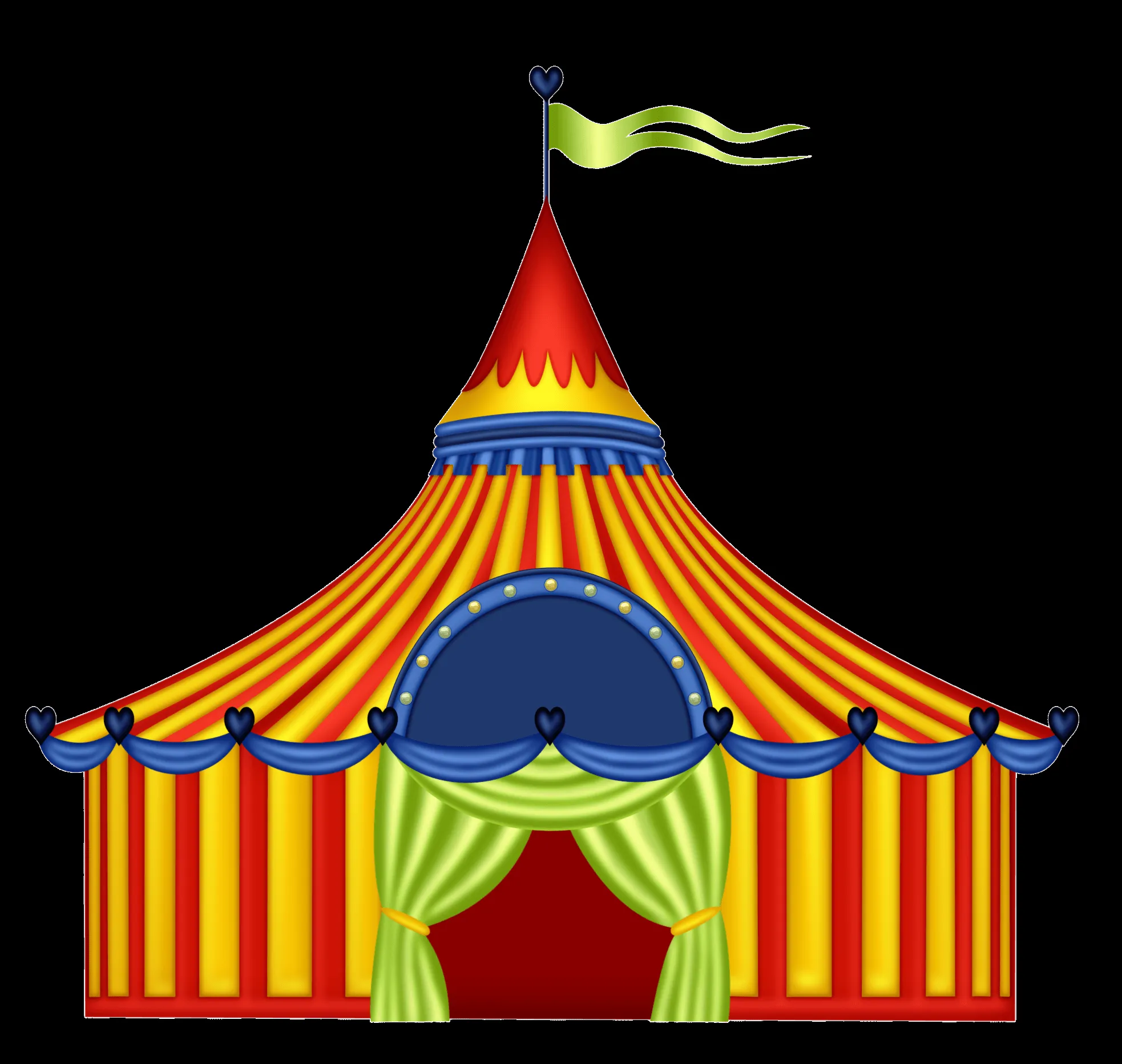Carpas de circos infantiles - Imagui