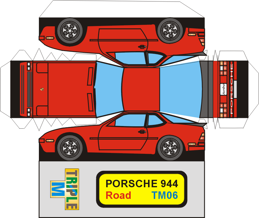 Carros de papel - Imagui