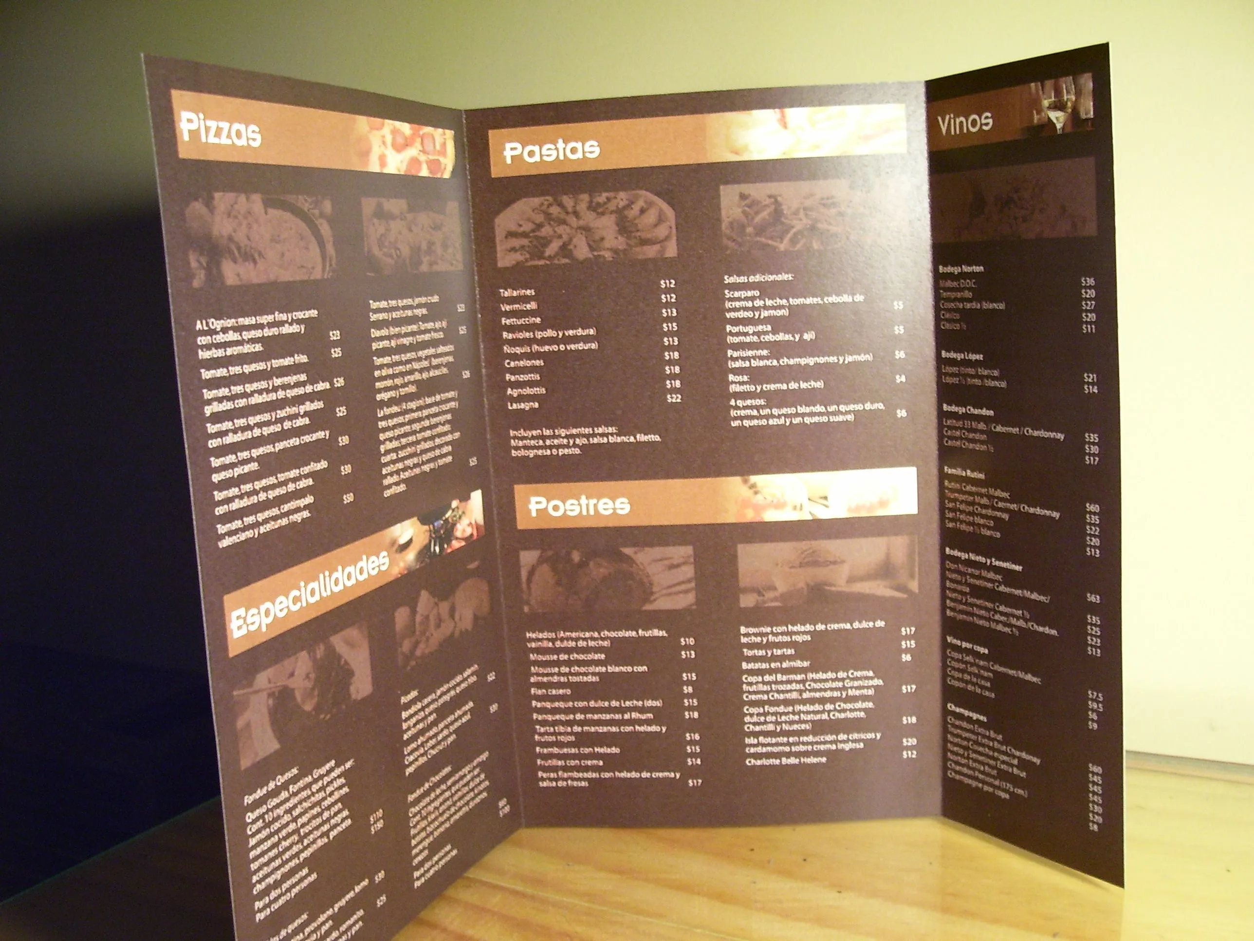 Carta menu - Imagui