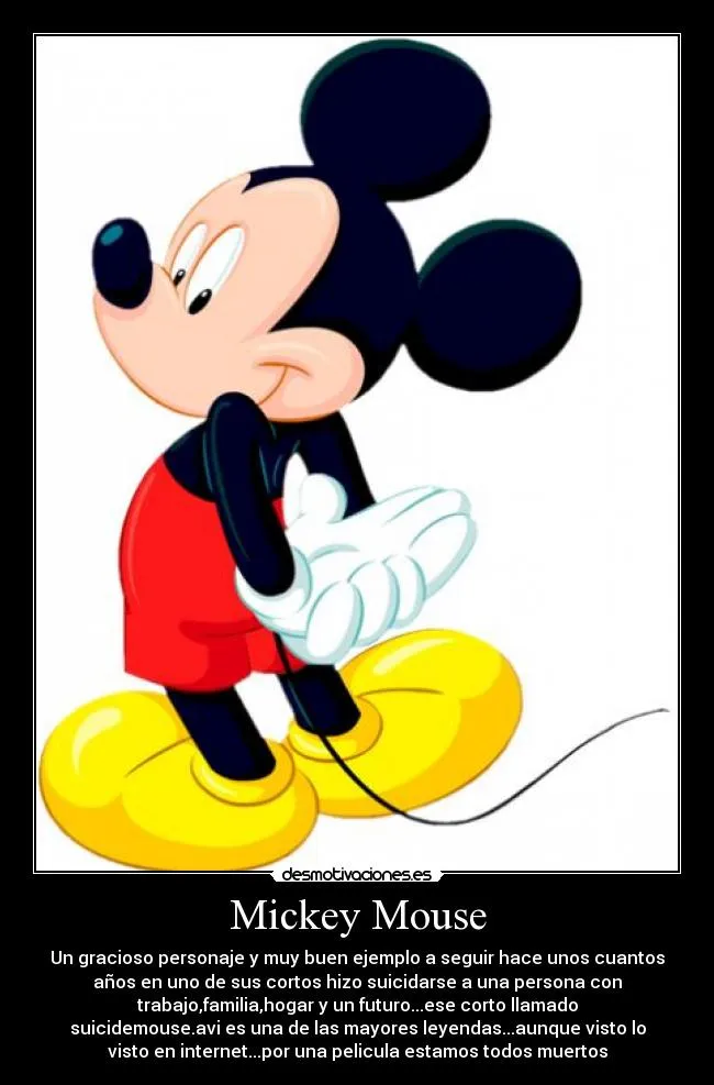 Imagenes de Mickey Mouse triste - Imagui